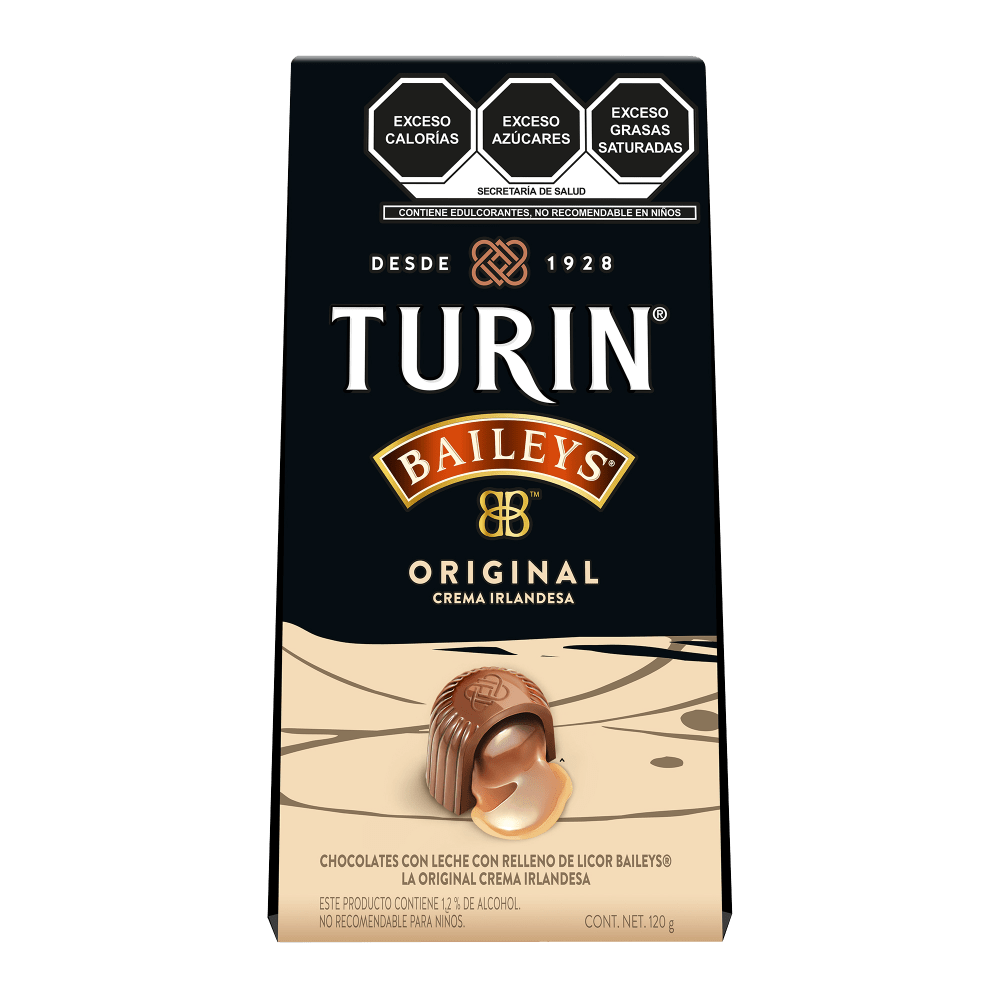 Turin Baileys Chocolate con leche bolsa 120g | Turin Mexico